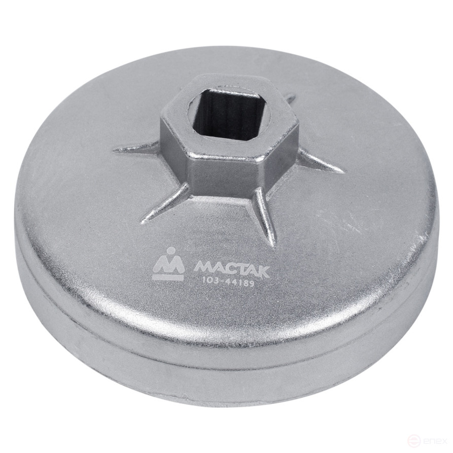 Oil filter puller, 89 mm, 15 facets, end PLATE 103-44189 | Enex