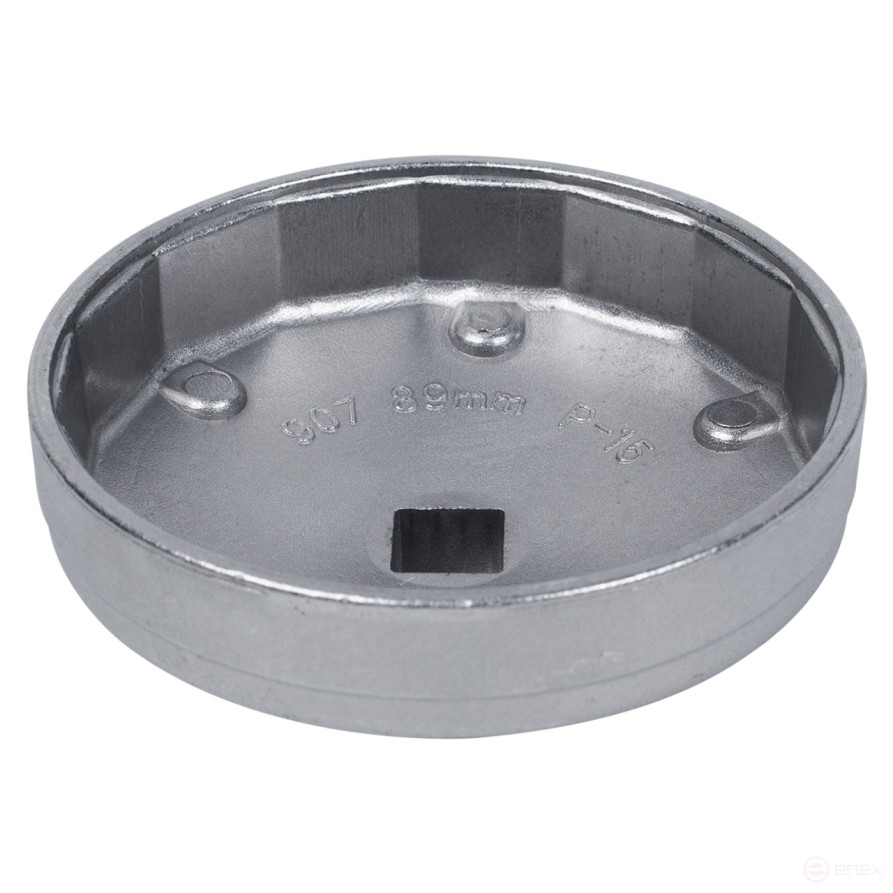 Oil filter puller, 89 mm, 15 facets, end PLATE 103-44189 | Enex