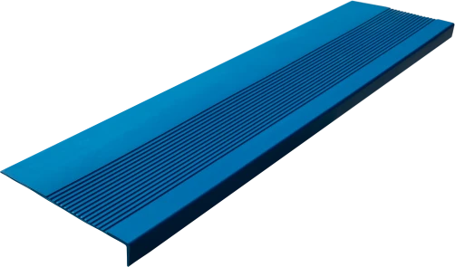 Rubber anti-slip step pad (Tread) Elongated grooved 1200x300x30 / color ...