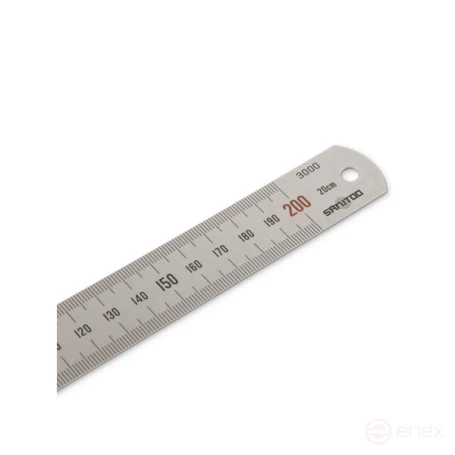 Sanitoo metal ruler, 200 mm | Enex