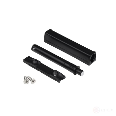 Push-to-open mechanism rubber tip/mortise lock black AKS reinforced | Enex