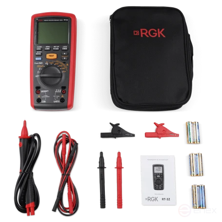 Мегаомметр RGK RT-32 – купить по цене завода. Доставка по РФ. Смотреть характеристики, фото, отзывы.