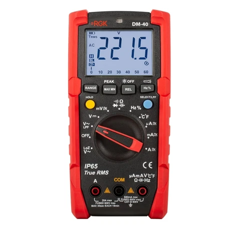RGK DM-40 digital multimeter with verification | Enex