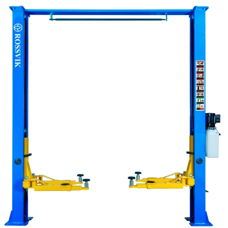 ROSSVIK V2-4L double-column car lift g/n 4.0t, 380V, electrohydraulic with top synchronizer | Enex